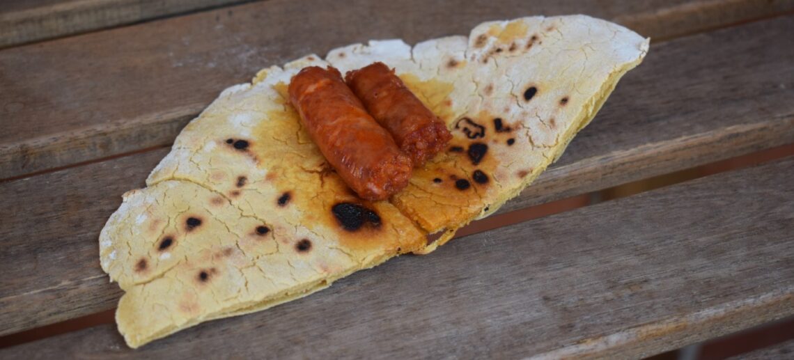 Talo with Chistorra - Homemade Recipes