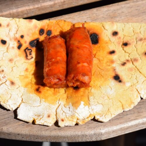 Talo with Chistorra - Homemade Recipes